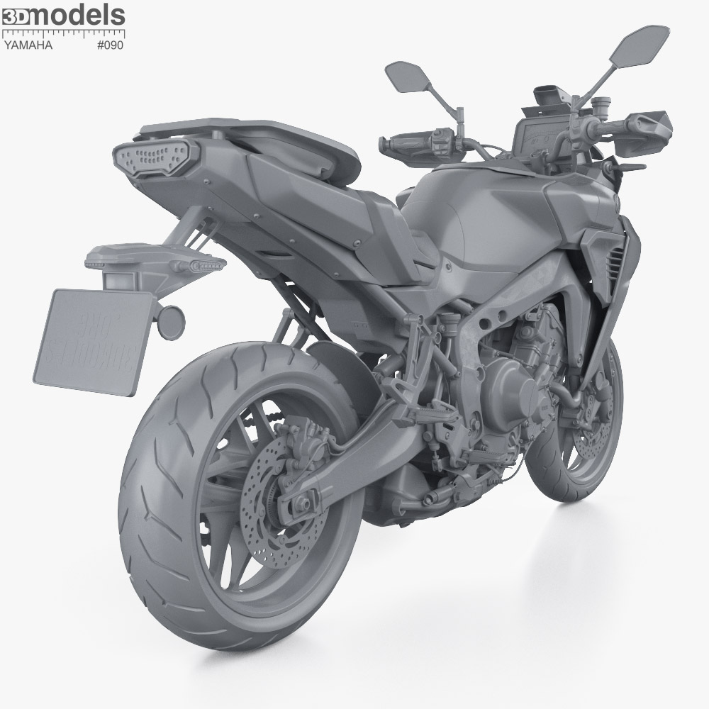 Yamaha Tracer 9 2025 3D model - Download Motorcycle on 3DModels.org