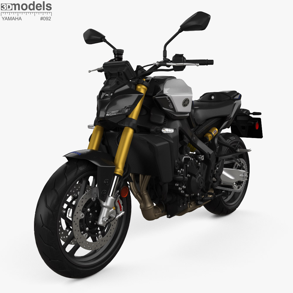 Yamaha MT-09 SP 2025 3D model - Download Motorcycle on 3DModels.org
