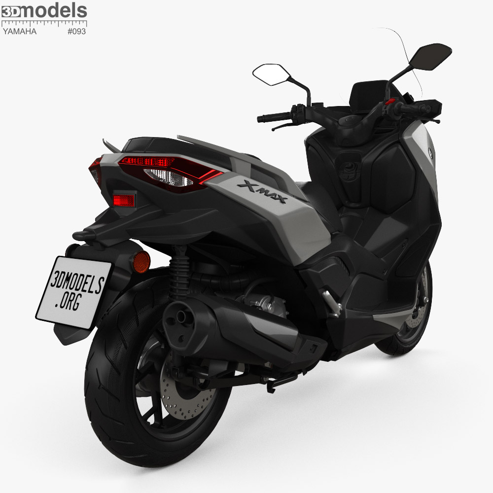 Yamaha XMAX 300 2026 3D modeli - İndir Motosiklet üzerinde 3DModels.org