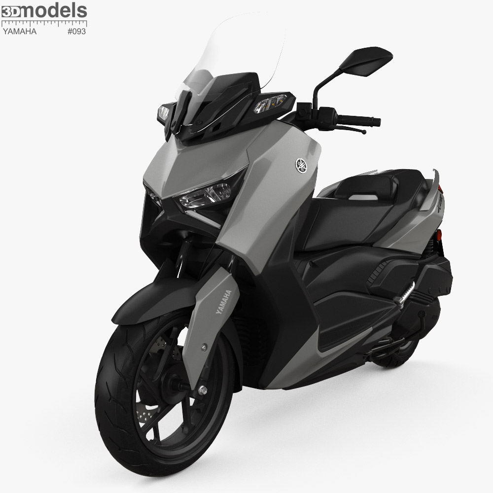 Yamaha XMAX 300 2026 3D modeli - İndir Motosiklet üzerinde 3DModels.org