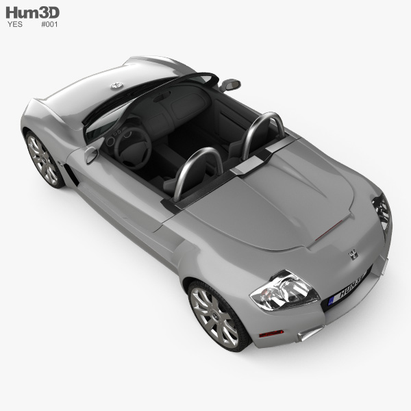 YES! Roadster 3.2 2014 3D model - Download Sports car on 3DModels.org