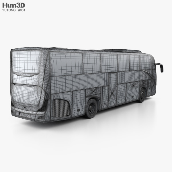 Yutong T12 2017 3D model - Download Bus on 3DModels.org