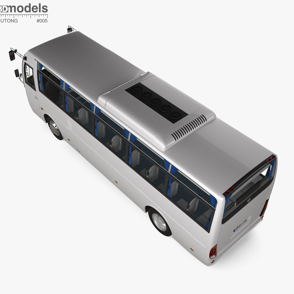Yutong ZK5110XLH Bus with HQ interior 2024 3D model - Download Bus on ...