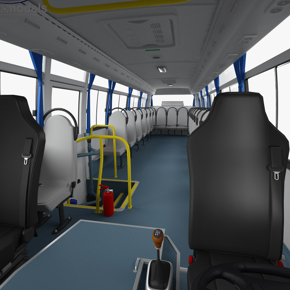 Yutong ZK5110XLH Bus with HQ interior 2024 3D model - Download Bus on ...
