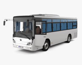 Yutong ZK5122XLH Bus with HQ interior 2024 3D model - Download Bus on ...