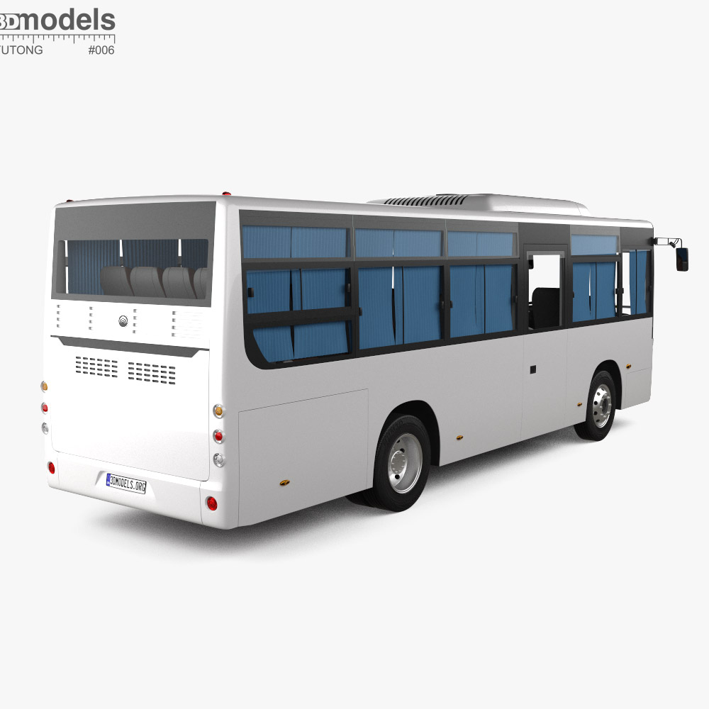 Yutong ZK5122XLH Bus with HQ interior 2024 3D model - Download Bus on ...