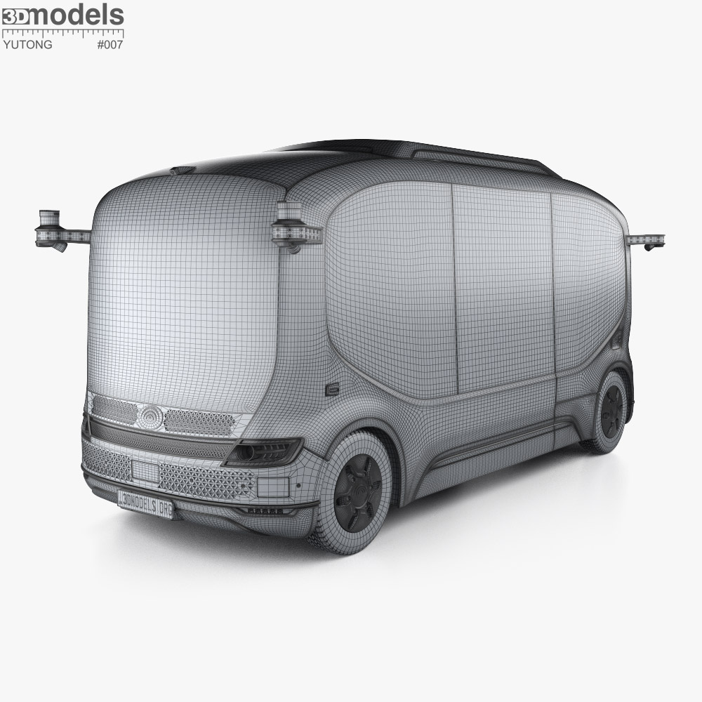 Yutong Xiaoyu Autonomous Bus 2025 3D model - Download Bus on 3DModels.org