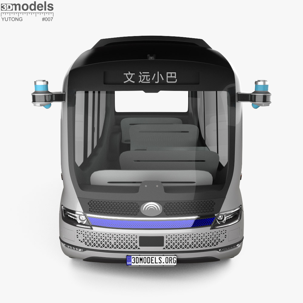 Yutong Xiaoyu Autonomous Bus 2025 3D model - Download Bus on 3DModels.org