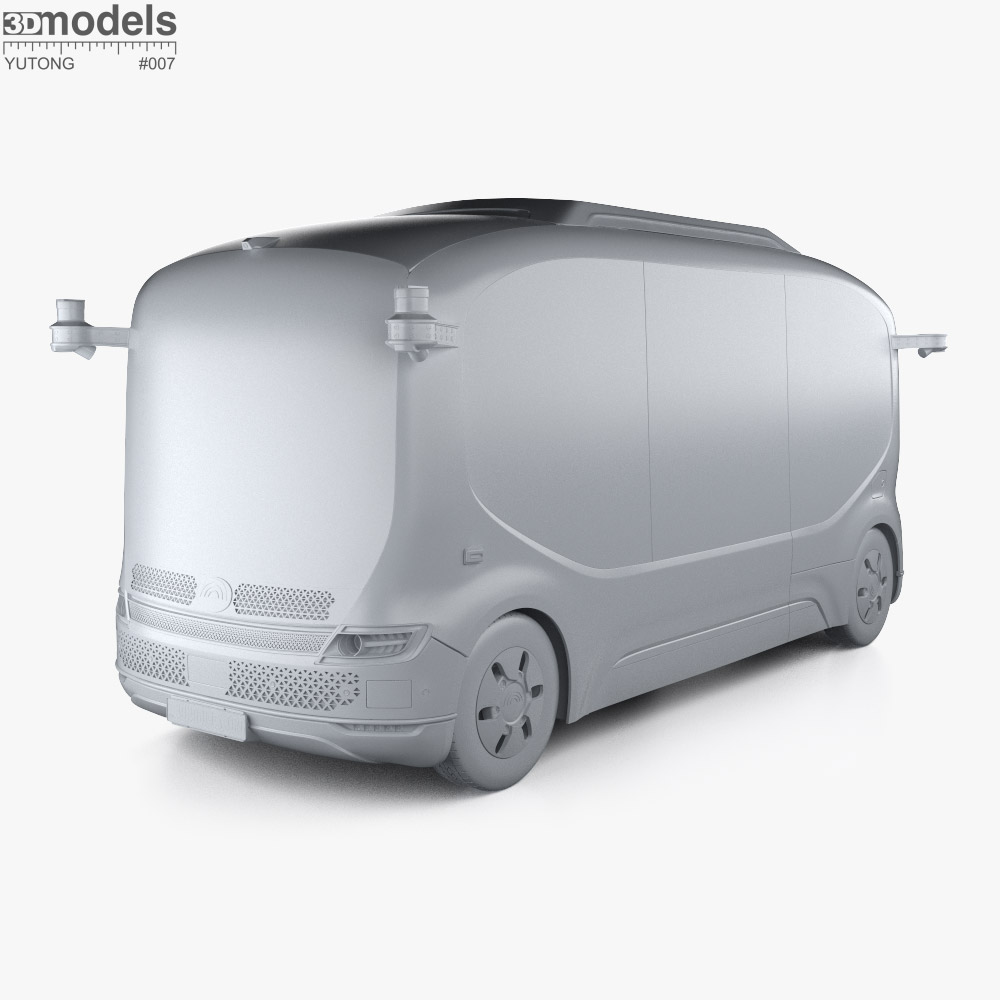 Yutong Xiaoyu Autonomous Bus 2025 3D model - Download Bus on 3DModels.org
