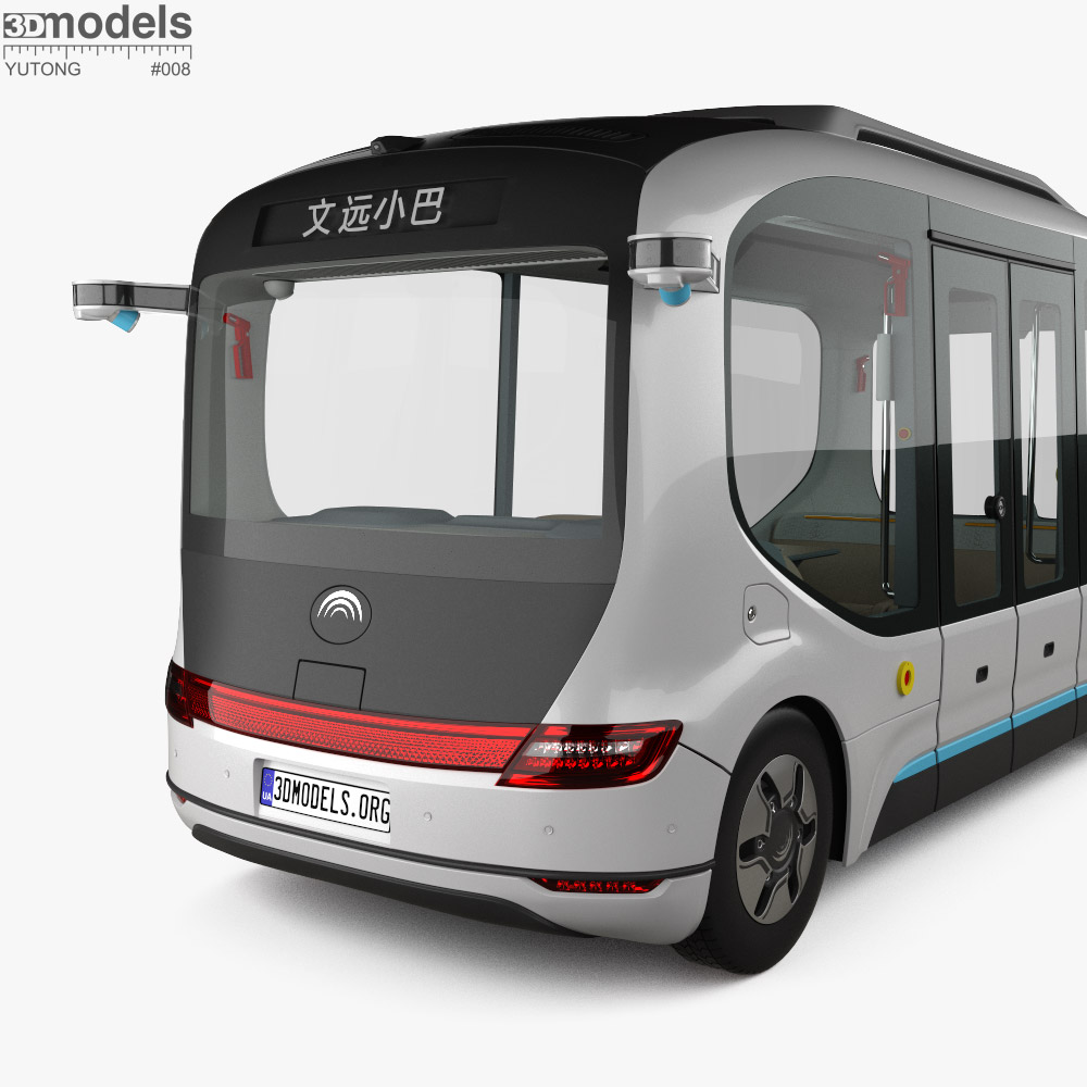 Yutong Xiaoyu Autonomous Bus 인테리어 가 있는 2025 3D 모델 - 다운로드 버스 on 3DModels.org