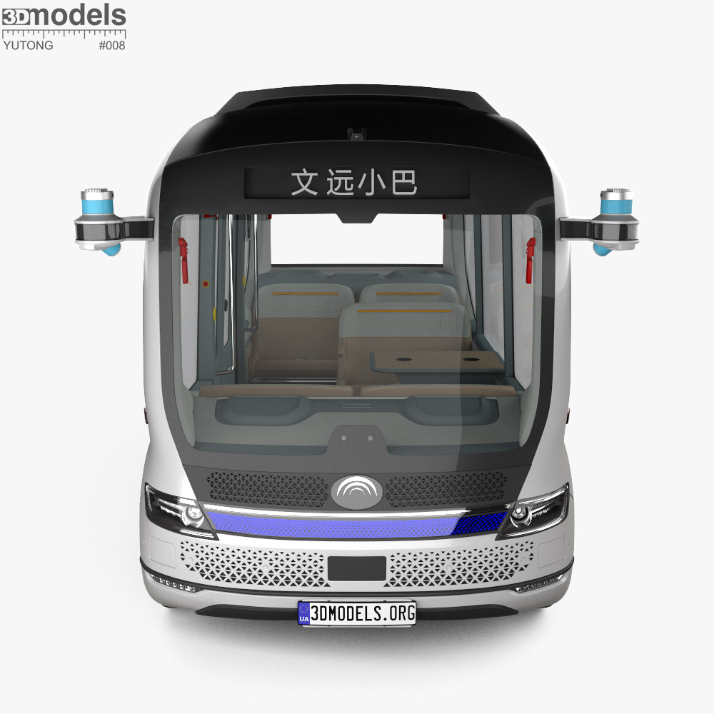 Yutong Xiaoyu Autonomous Bus 인테리어 가 있는 2025 3D 모델 - 다운로드 버스 on 3DModels.org