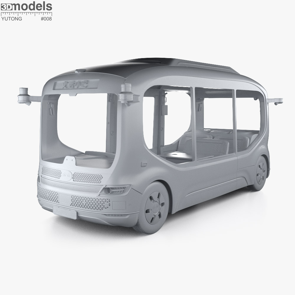 Yutong Xiaoyu Autonomous Bus 인테리어 가 있는 2025 3D 모델 - 다운로드 버스 on 3DModels.org