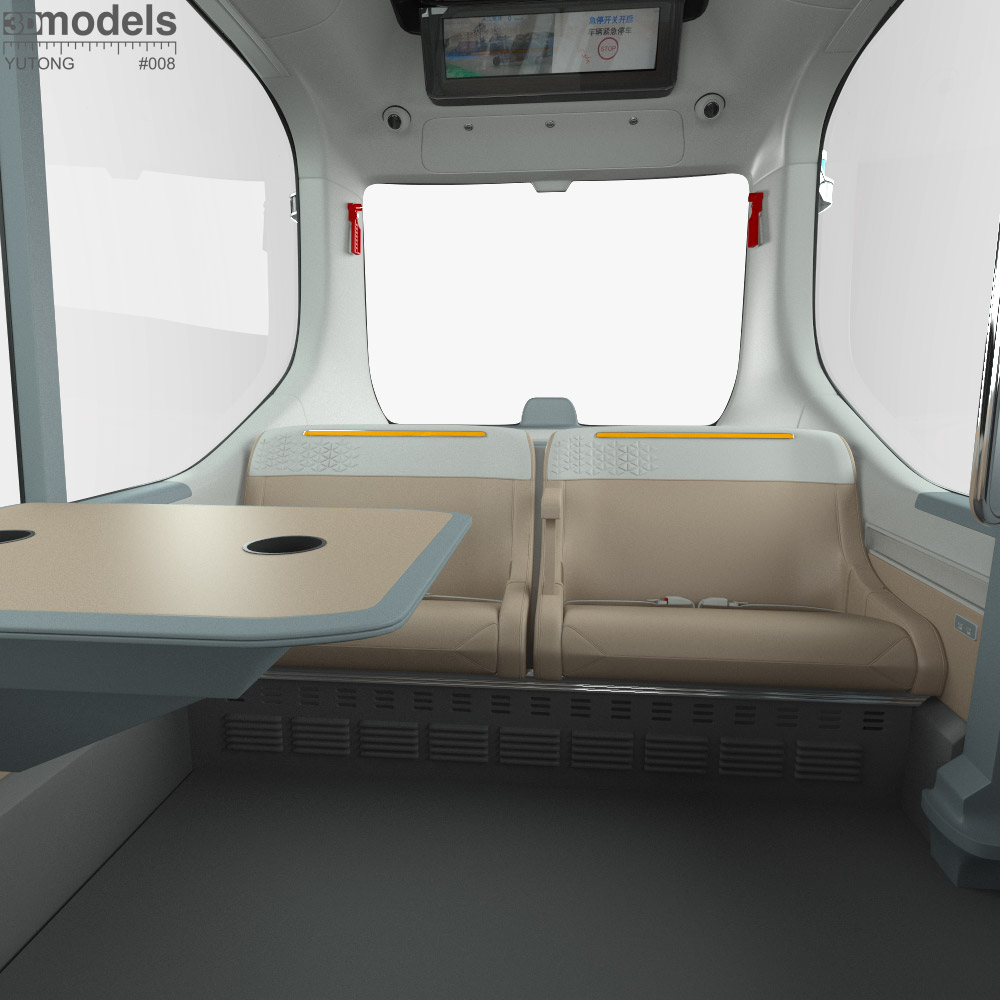 Yutong Xiaoyu Autonomous Bus con interior 2025 Modelo 3D - Descargar ...
