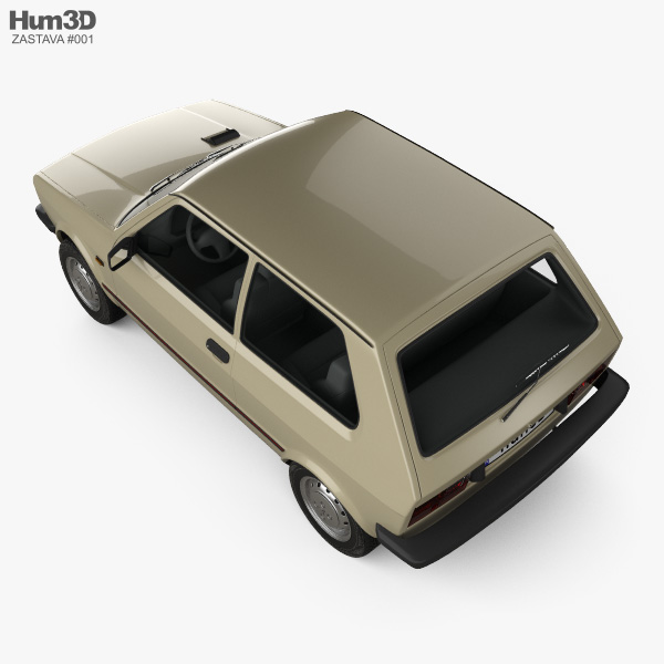 Zastava Yugo 45 1980 3D model - Download Hatchback on 3DModels.org