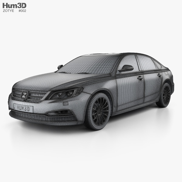 Zotye Z700 2018 3D model - Download Sedan on 3DModels.org