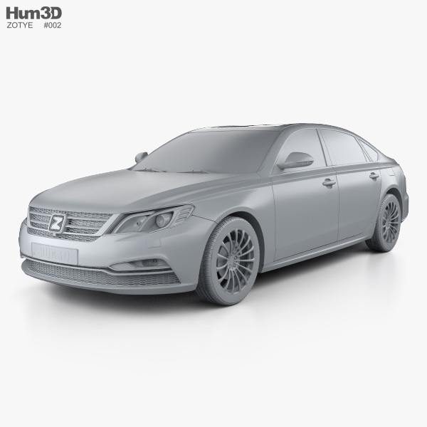 Zotye Z700 2018 3D model - Download Sedan on 3DModels.org