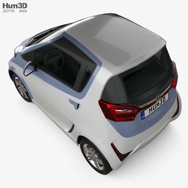 Zotye E200 2018 3D model - Download Sports car on 3DModels.org