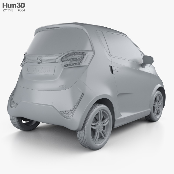 Zotye E200 2018 3D model - Download Sports car on 3DModels.org