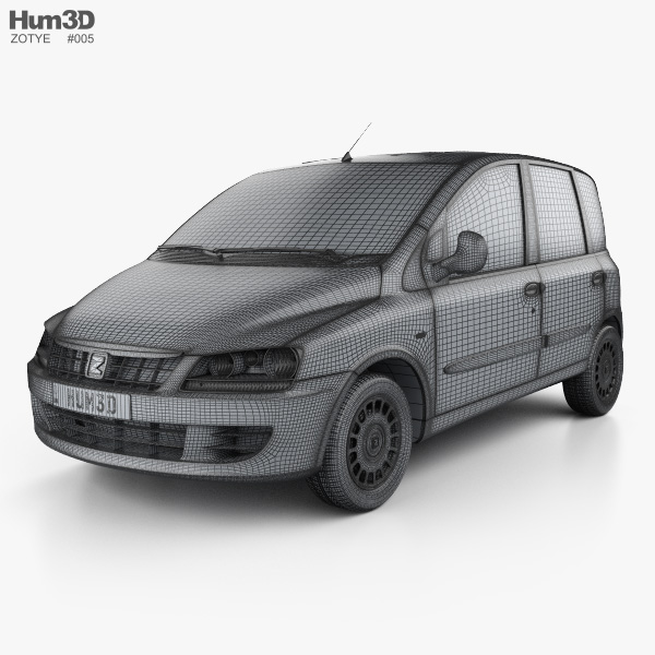 Zotye Multiplan 2013 Modelo 3D - Descargar Van on 3DModels.org