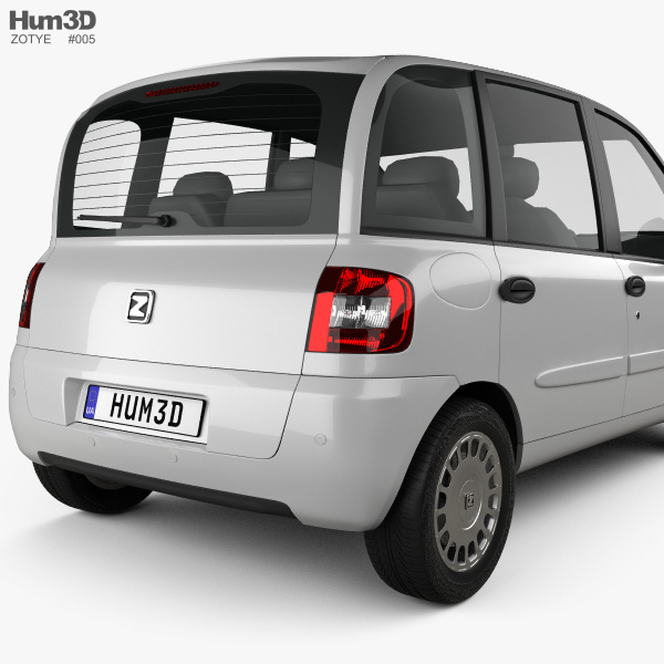 Zotye Multiplan 2013 3D model - Download Van on 3DModels.org