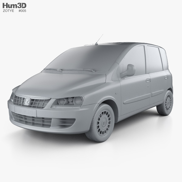 Zotye Multiplan 2013 Modelo 3D - Descargar Van on 3DModels.org