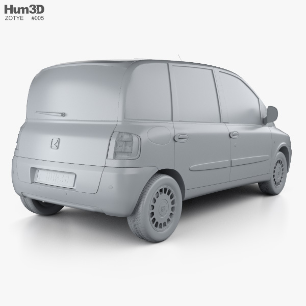 Zotye Multiplan 2013 Modelo 3D - Descargar Van on 3DModels.org