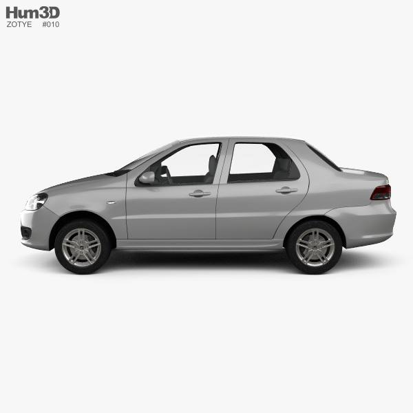 Zotye Z200 Sedán Compacto 2014 Modelo 3D - Descargar Sedan activado ...