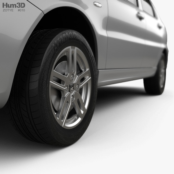 Zotye Z200 2014 3D model - Download Sedan on 3DModels.org