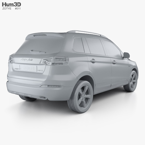 Zotye Damai X5 2015 3D model - Download Crossover SUV on 3DModels.org
