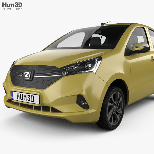 Zotye Yun100 Plus 2020 3Dモデル - ダウンロード Hatchback on 3DModels.org