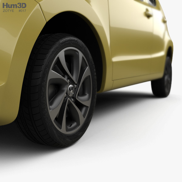 Zotye Yun100 Plus 2020 3D model - Download Hatchback on 3DModels.org