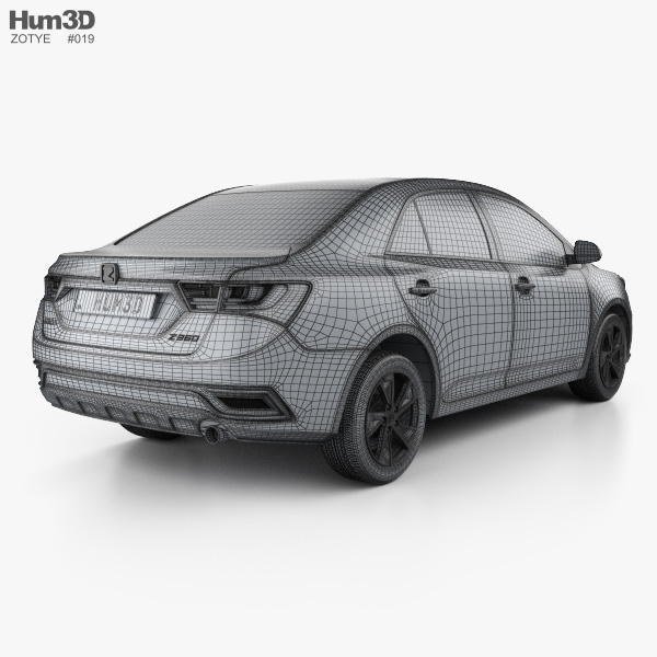Zotye Z360 2020 Modelo 3D - Descargar Sedan on 3DModels.org