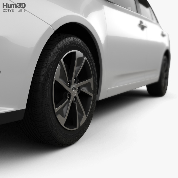 Zotye Z360 2020 Modelo 3D - Descargar Sedan on 3DModels.org