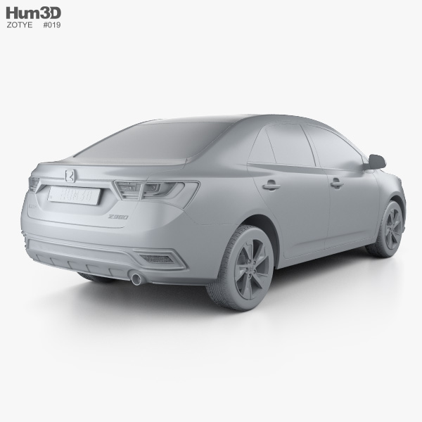 Zotye Z360 2020 Modelo 3D - Descargar Sedan on 3DModels.org
