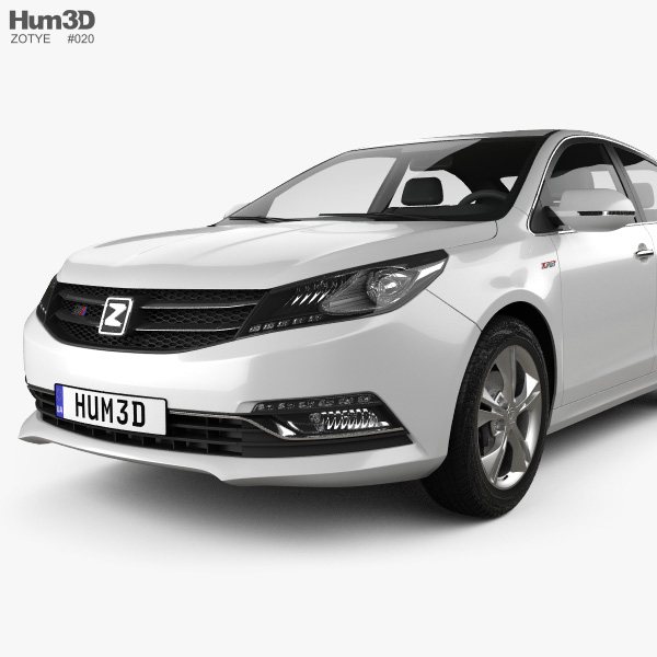 Zotye Z500 Turbo 2020 3D model - Download Sedan on 3DModels.org