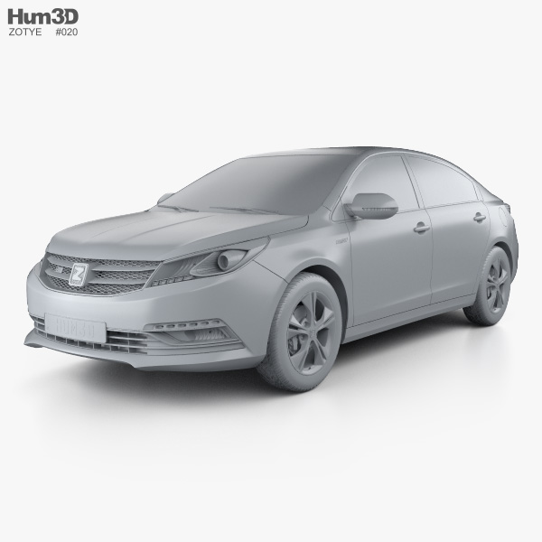 Zotye Z500 Turbo 2020 3D model - Download Sedan on 3DModels.org