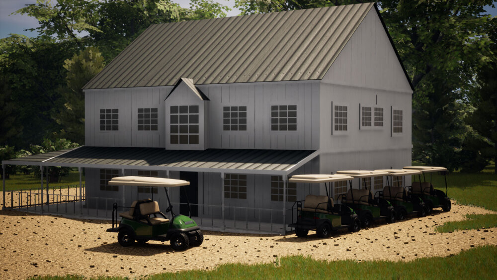 Full 18 Hole Golf Course 3D model - Download Game locations on 3DModels.org