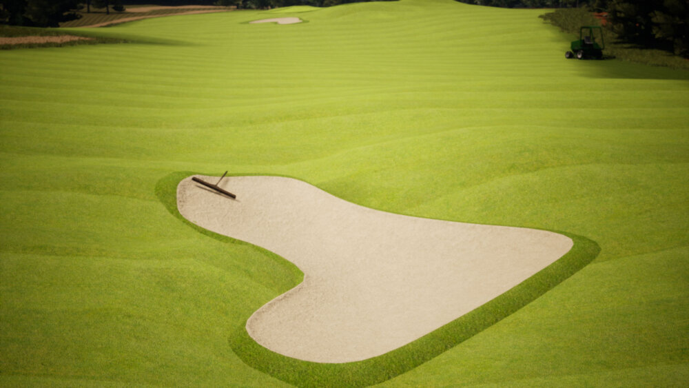 Full 18 Hole Golf Course 3D model - Download Game locations on 3DModels.org