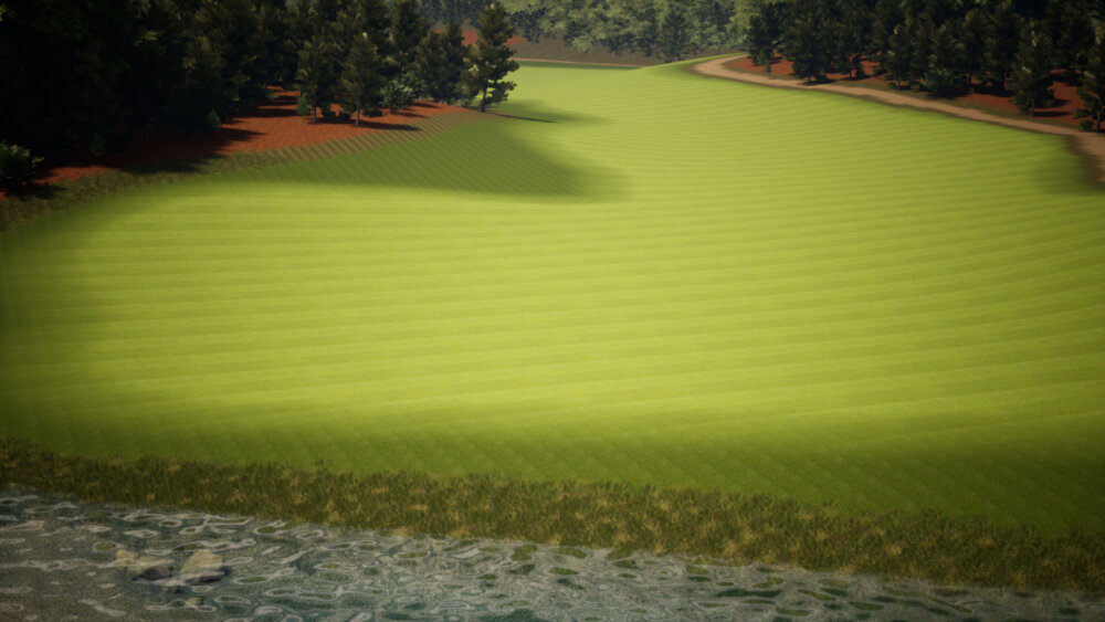 Full 18 Hole Golf Course 3D model - Download Game locations on 3DModels.org