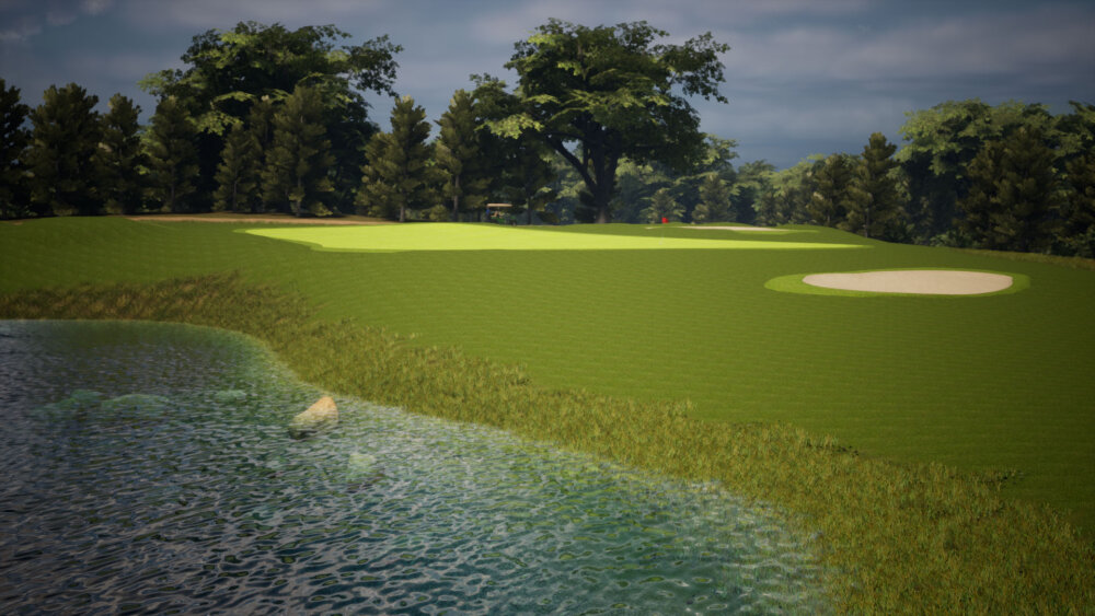 Full 18 Hole Golf Course 3D model - Download Game locations on 3DModels.org