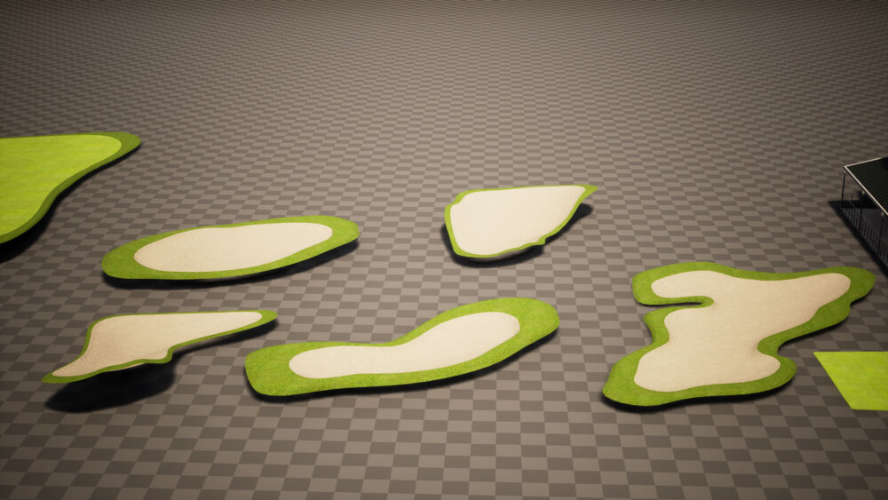 Full 18 Hole Golf Course 3D model - Download Game locations on 3DModels.org
