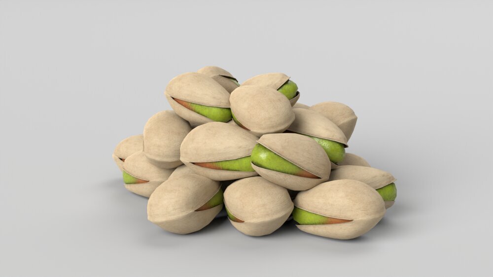 Pistachio Nuts 3D model - Download Nuts on 3DModels.org