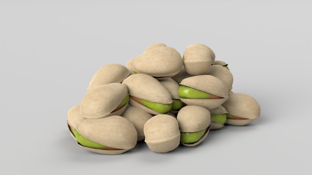 Pistachio Nuts 3D model - Download Nuts on 3DModels.org