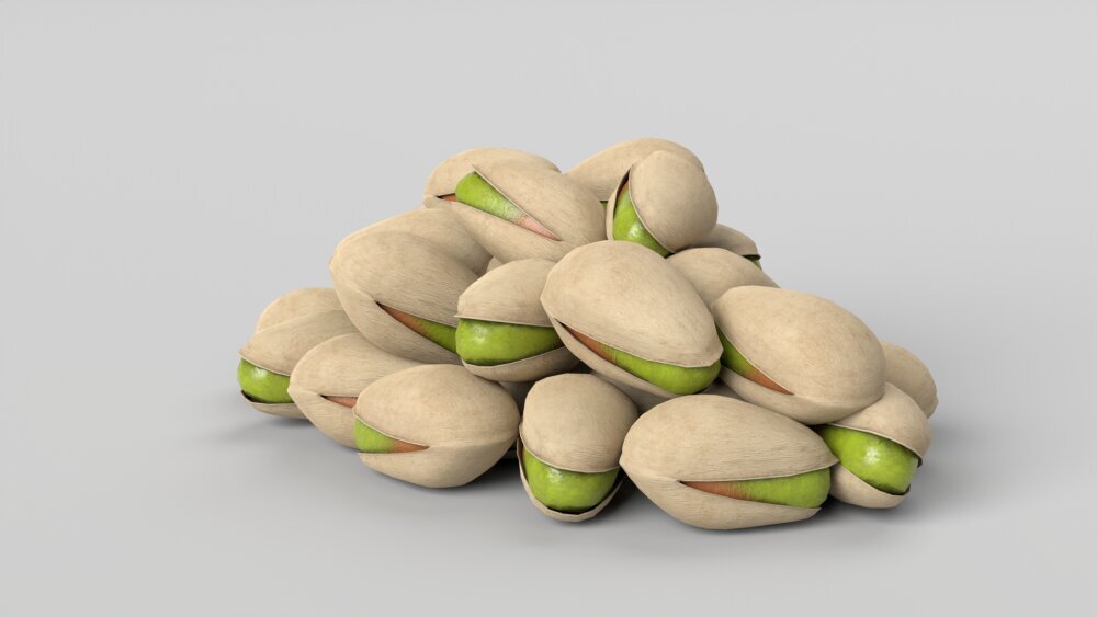 Pistachio Nuts 3D model - Download Nuts on 3DModels.org