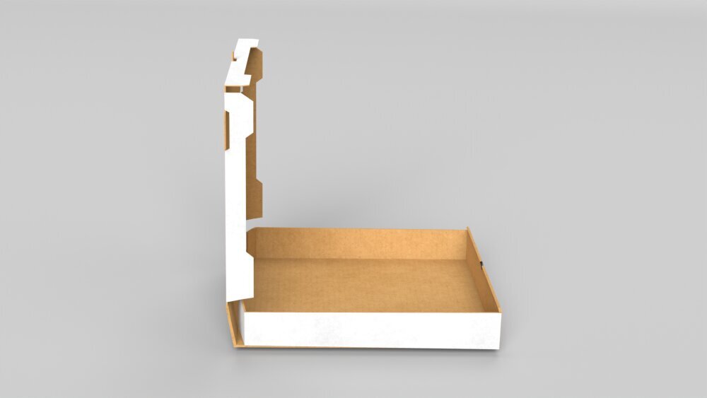 Cardboard Pizza Box 3D model - Download Packaging and Boxes on 3DModels.org