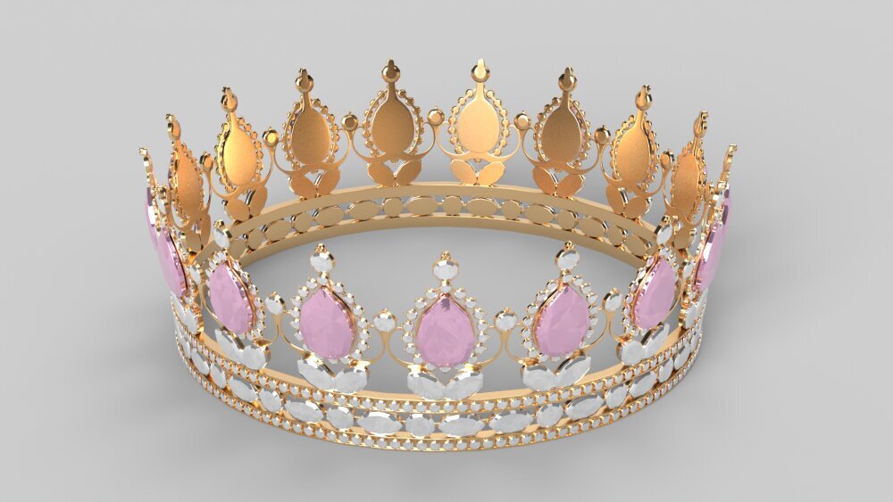 Princess Crown 3D model - Download Jewelry on 3DModels.org