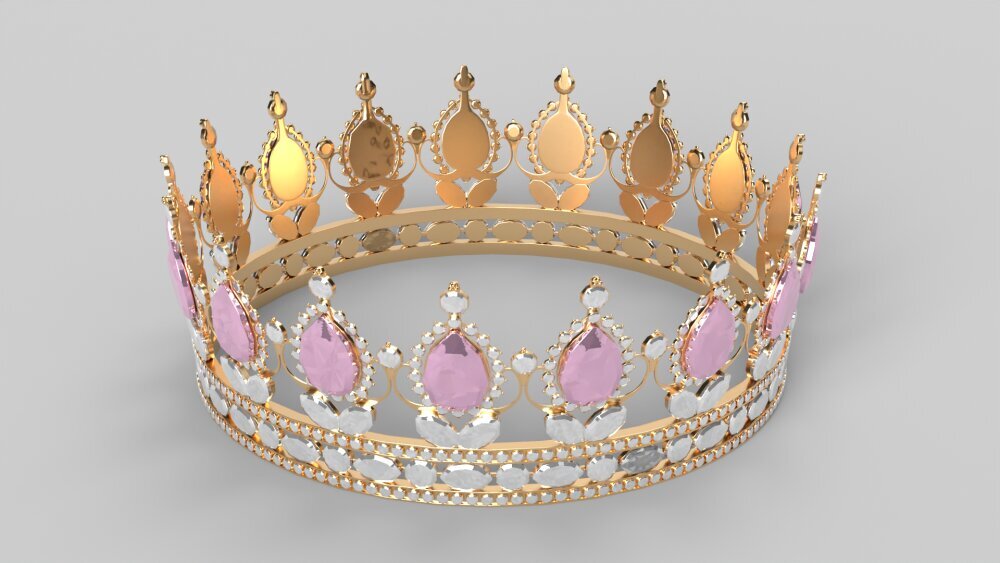 Princess Crown 3D model - Download Jewelry on 3DModels.org