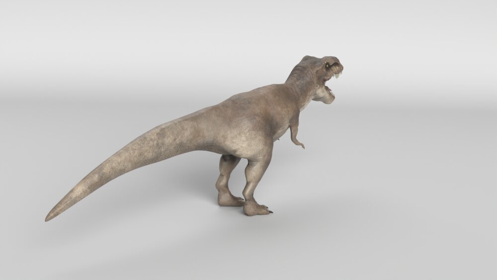 Tyrannosaurus Rex with Realistic Texture and Detailing 3D model ...