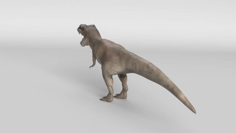 Tyrannosaurus Rex with Realistic Texture and Detailing 3D model ...