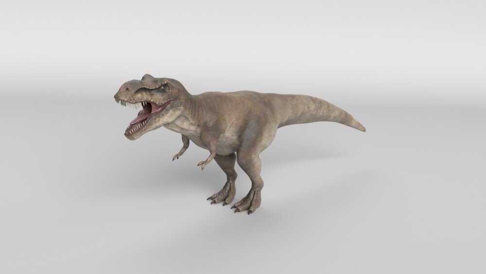 Tyrannosaurus Rex with Realistic Texture and Detailing 3D model ...